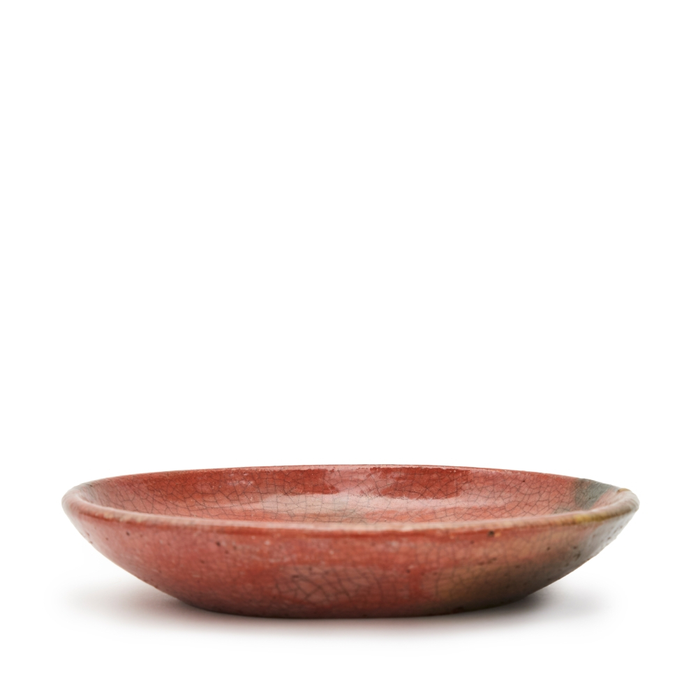 Raku Kichizaemon VII (Chonyu) | Aka-Raku Haiki Ash Bowl