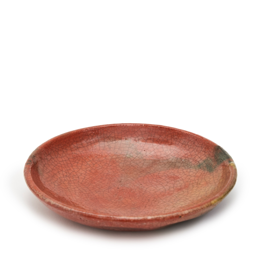 Raku Kichizaemon VII (Chonyu) | Aka-Raku Haiki Ash Bowl