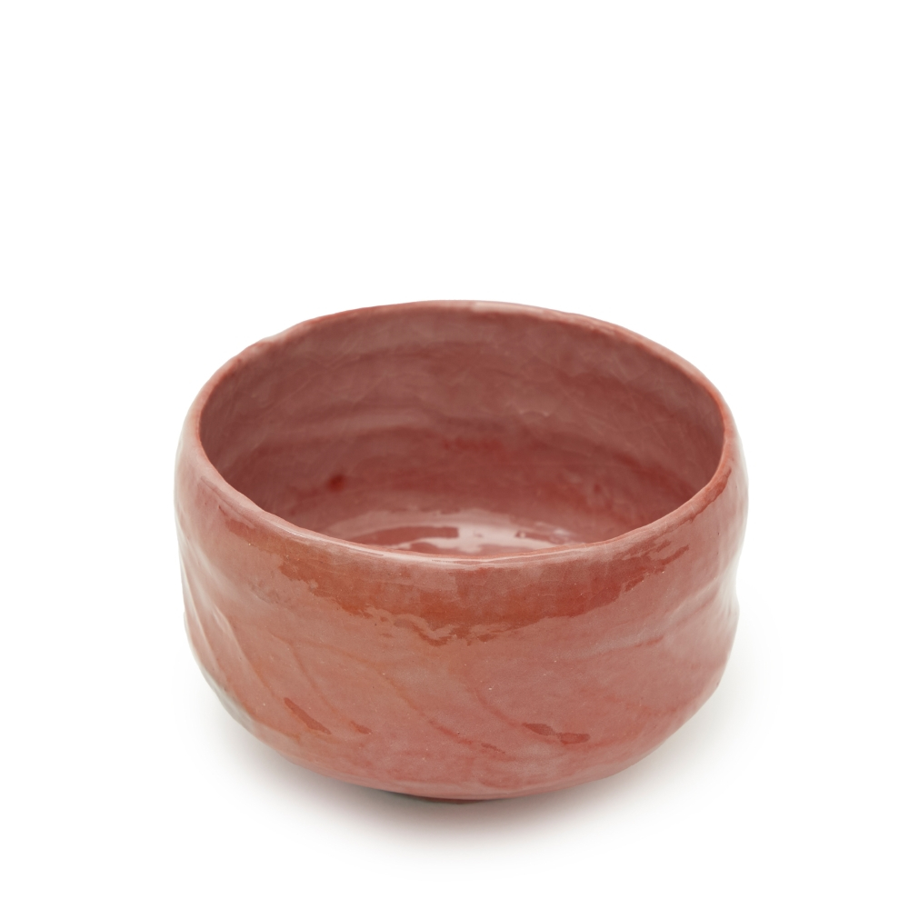 Red Raku Tea Bowl Jyou Aka Ø12cm