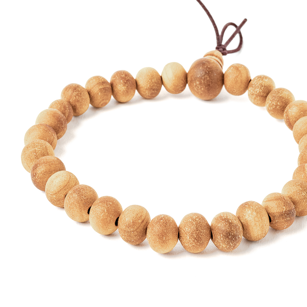 Sandalwood Nenju prayer bead bracelet, Yamada-Matsu, L