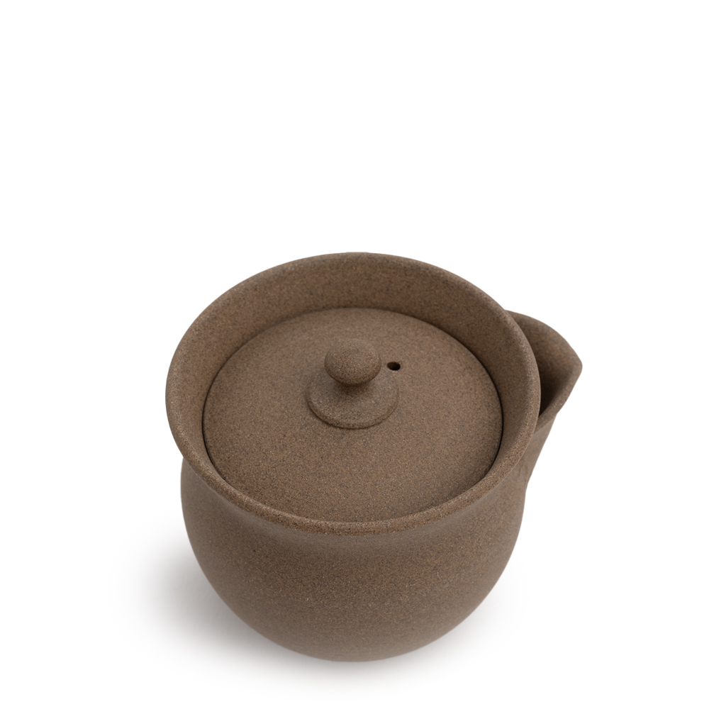 Japanese Teapot, Hohin Tokoname Junzo Maekawa Marugata Chairo, brown 150ml