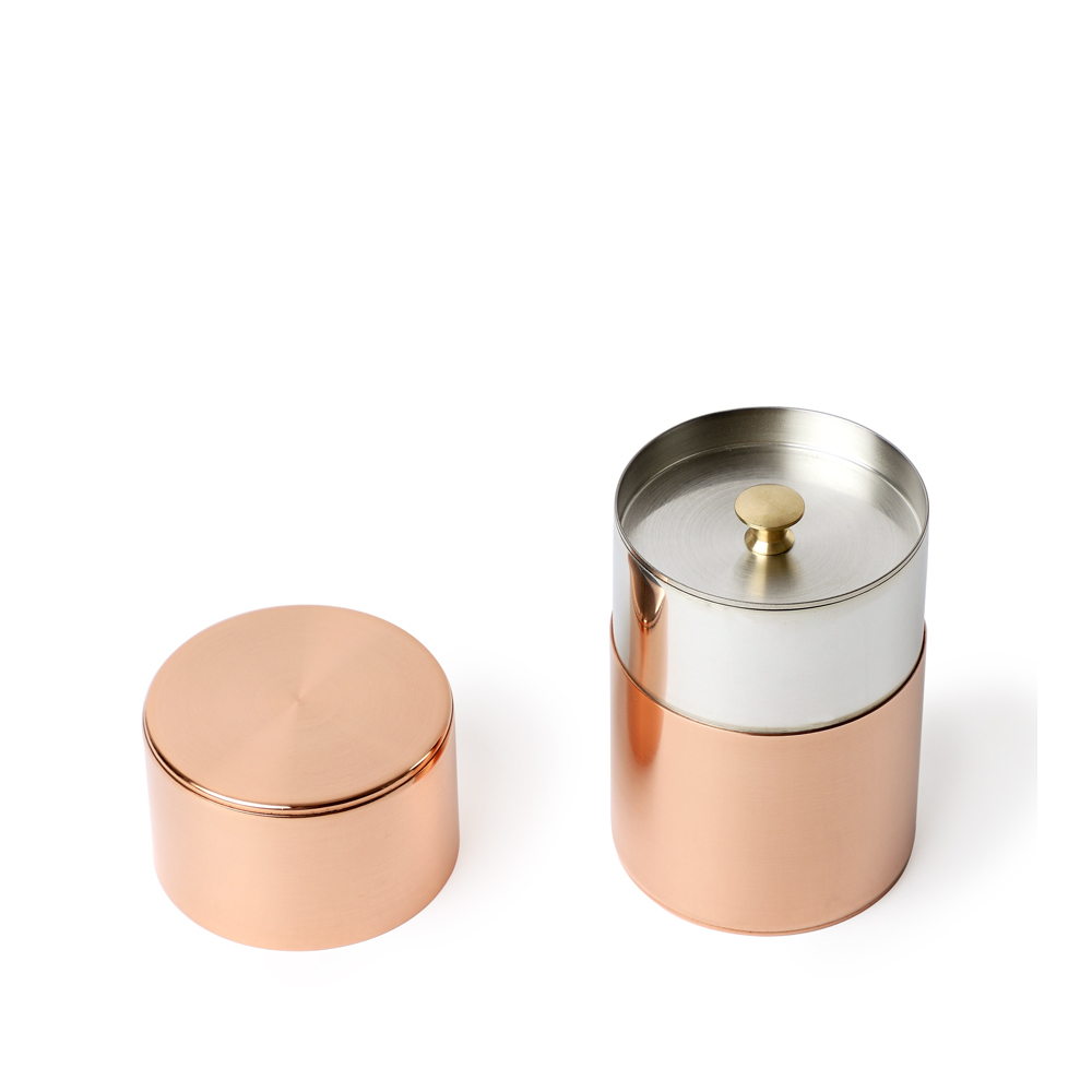 Japanese Tea Caddy, Kaikado, Copper 100g