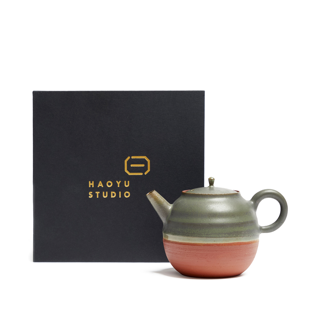 Wu Haoyu - Liu Bao Collection Rundförmige Teekanne