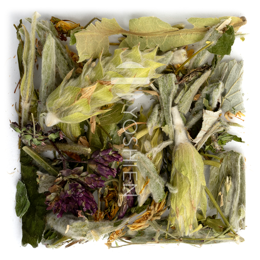 Mélange d'herbes de prairie et de thé de montagne Mursalski issu de la ...