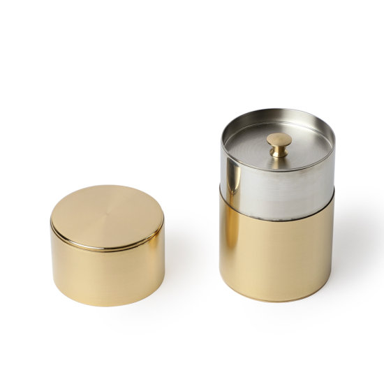 Japanese Tea Caddy, Kaikado, Brass 100g